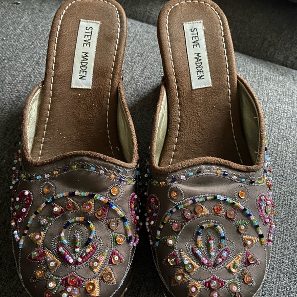 Steve Madden | Shoes | Steve Madden Y2k Firey Beadedwooden Clogs Us 72 ...